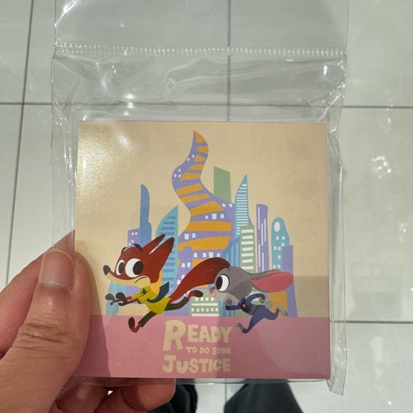 Daiso | Art | Zootopia Nick Wilde And Judy Hopps Notepad | Poshmark